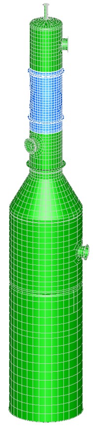 Structural Integrity Assessment of a Fire Damaged Process Column