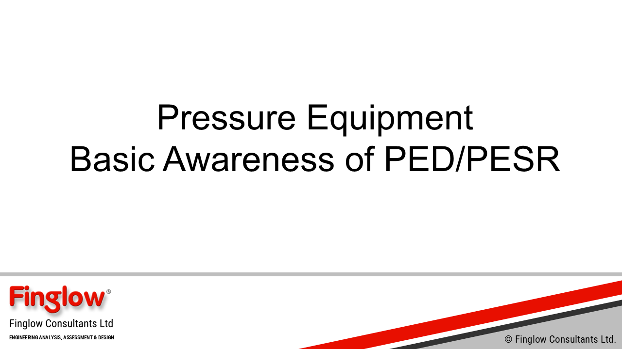 PED / PESR Awareness
